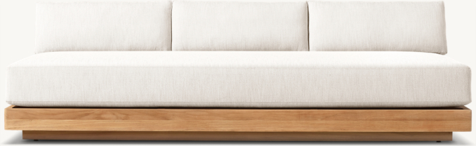Maya Teak Modular Sofa | RH TEEN