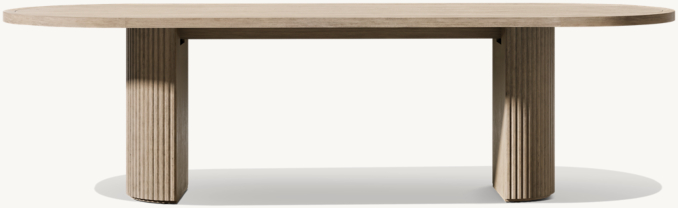 Byron Teak Rectangular Dining Table | RH