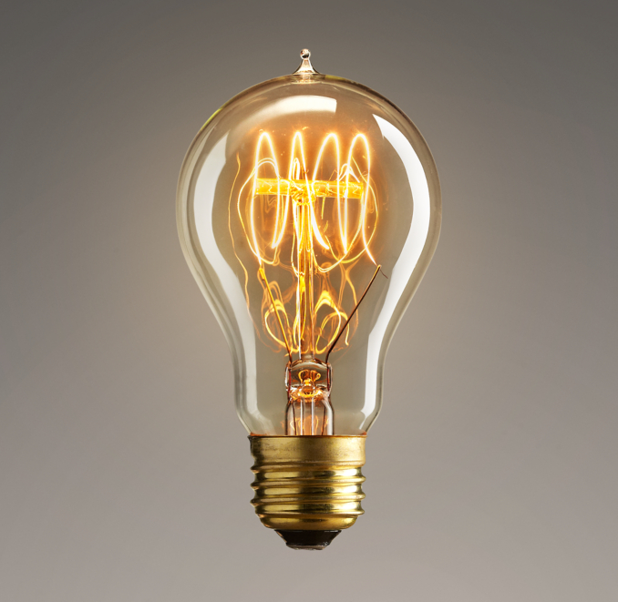 Exposition Quad-Loop Small Filament Bulb | RH TEEN